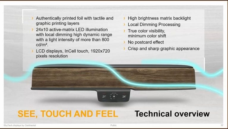 Continental introduces ShyTech displays - Auto Components India
