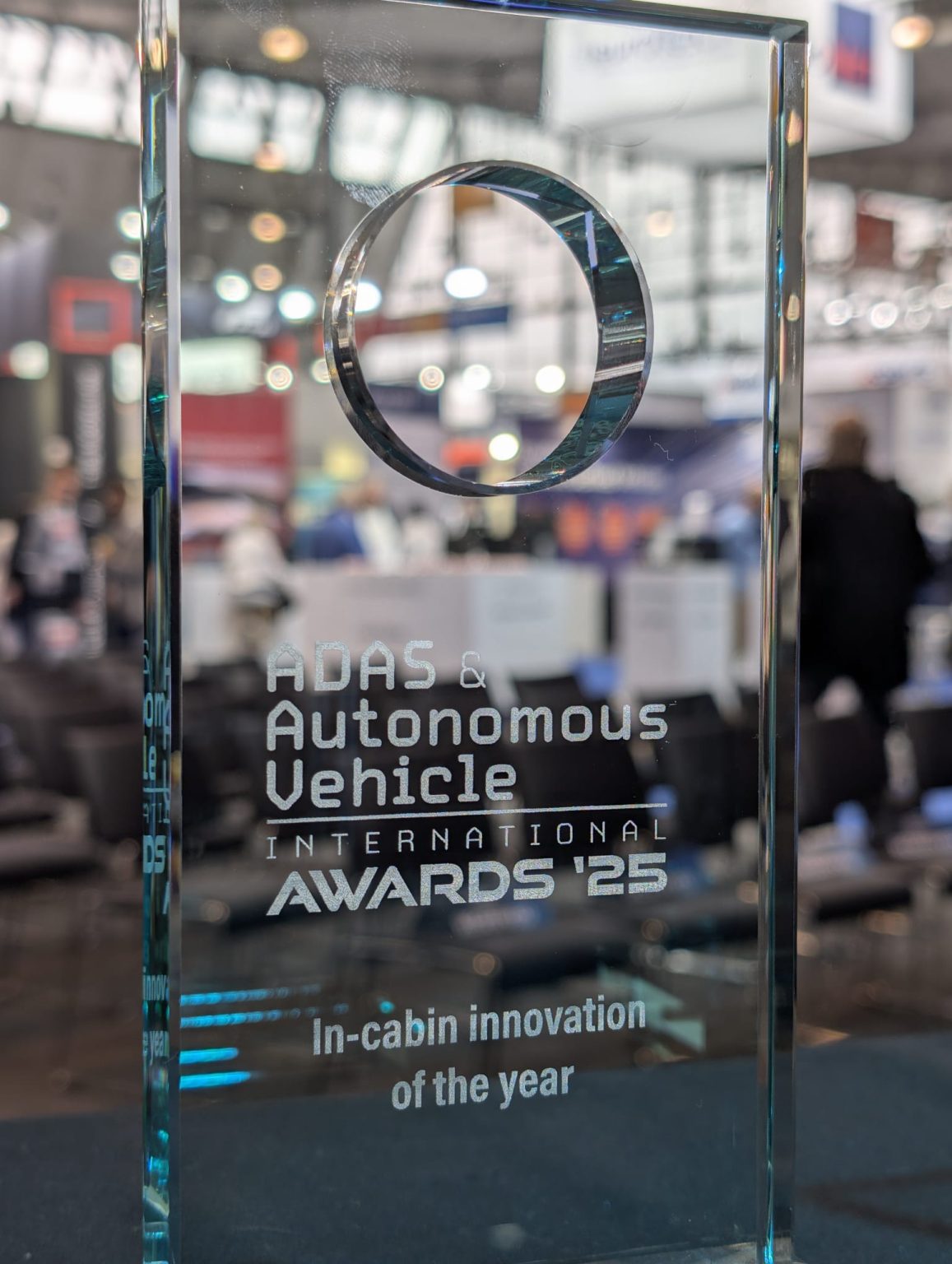 The ADAS & Autonomous Vehicle International Awards' "In-Cabin Innovation of the Year" award goes ...